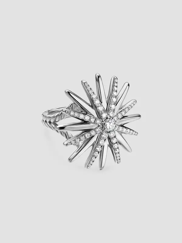 David Yurman Starburst Ring In Sterling - Silver