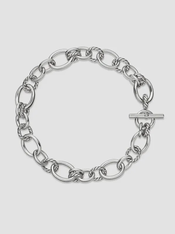 David Yurman Dy Mercer Chain Necklace In Sterling - Silver