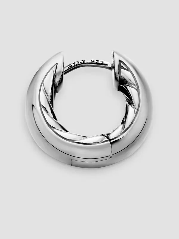 David Yurman Mercer Micro Hoop Earrings In Sterling