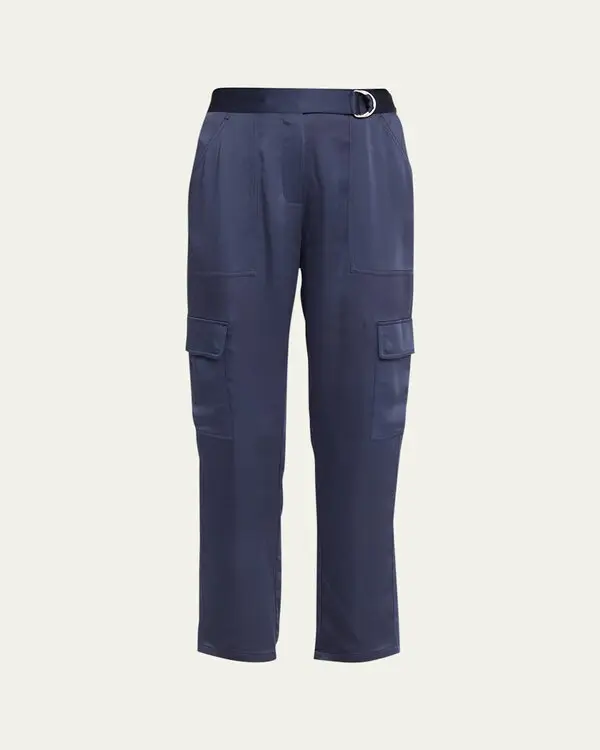 Simkhai Carolina Satin Cargo Pants