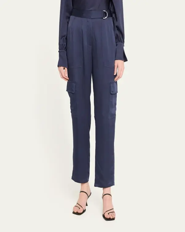 Simkhai Carolina Satin Cargo Pants