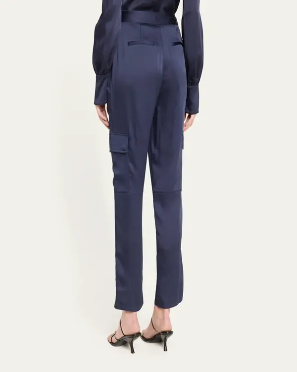 Simkhai Carolina Satin Cargo Pants
