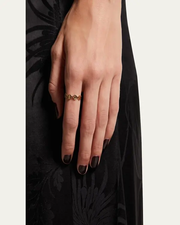 SYDNEY EVAN 14k Yellow Evil Eye Eternity Ring