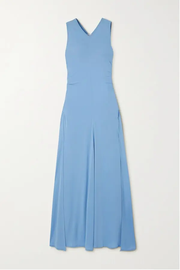 Bottega Veneta Cutout Embellished Gathered Maxi Dress
