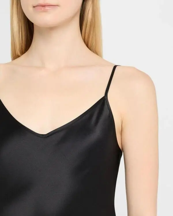 Christine Lingerie Long Silk Satin Nightgown - Kohl