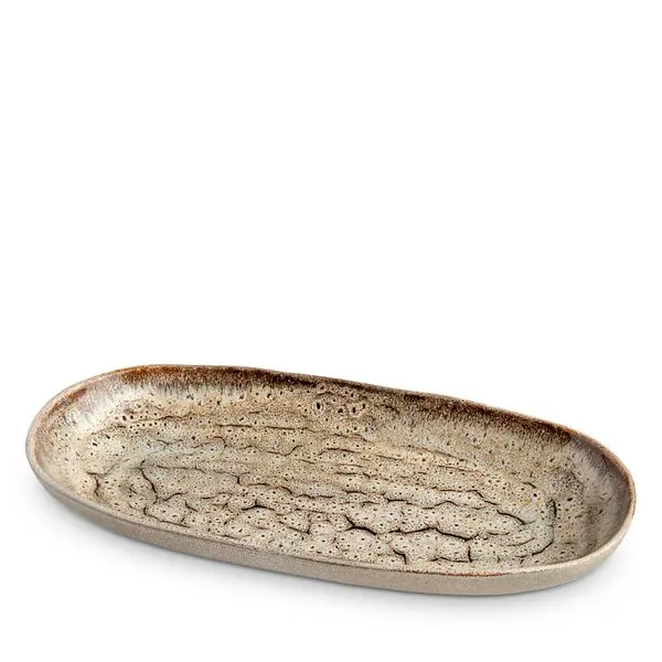 CARMEL CERAMICA Truffle Medium Oval Tray