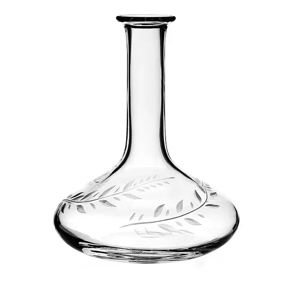 WILLIAM YEOWARD CRYSTAL Jasmine Wine Carafe, 28 Oz - Clear