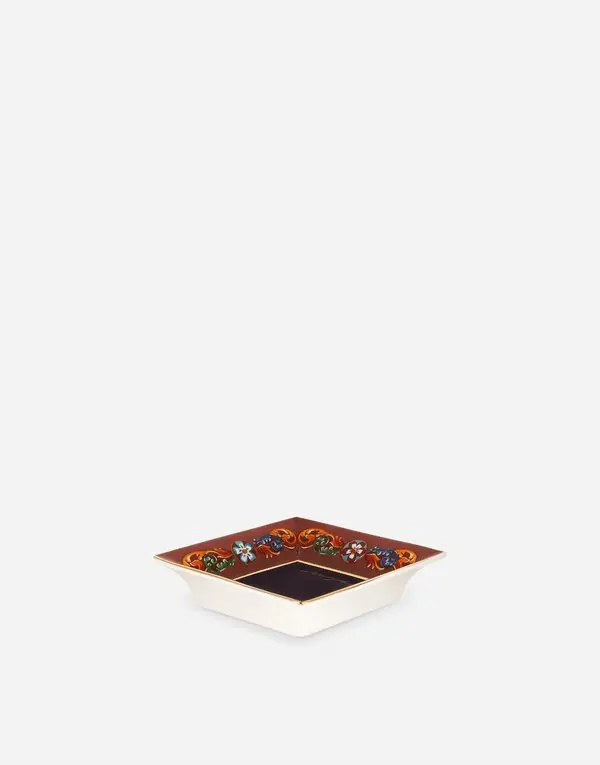 Dolce & Gabbana Porcelain Trinket Tray - Multicolor