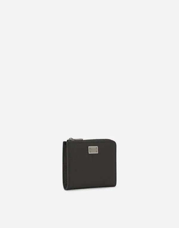 Dolce & Gabbana Dauphine Calfskin Card Holder - Grey