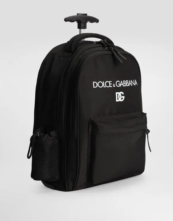 Dolce & Gabbana Printed Nylon Trolley Backpack