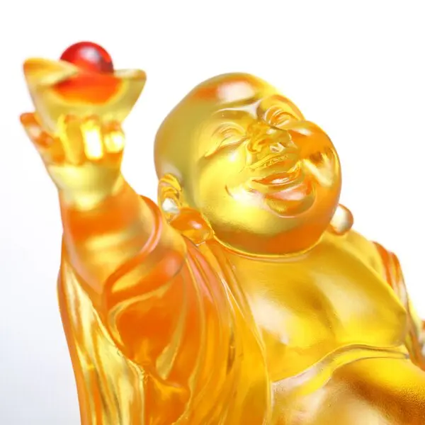 LIULI Joy Born From A Compassionate Heart Crystal Figure