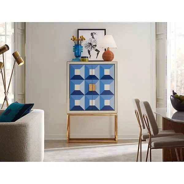 Jonathan Adler Sorrento Bar Cabinet - Multi