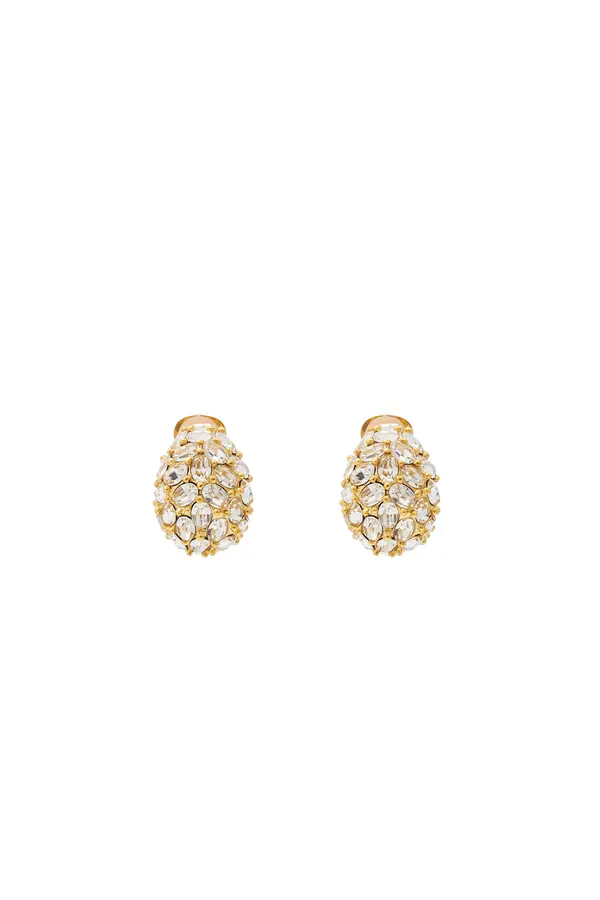 KENNETH JAY LANE Tone Clip-on Earrings - Gold
