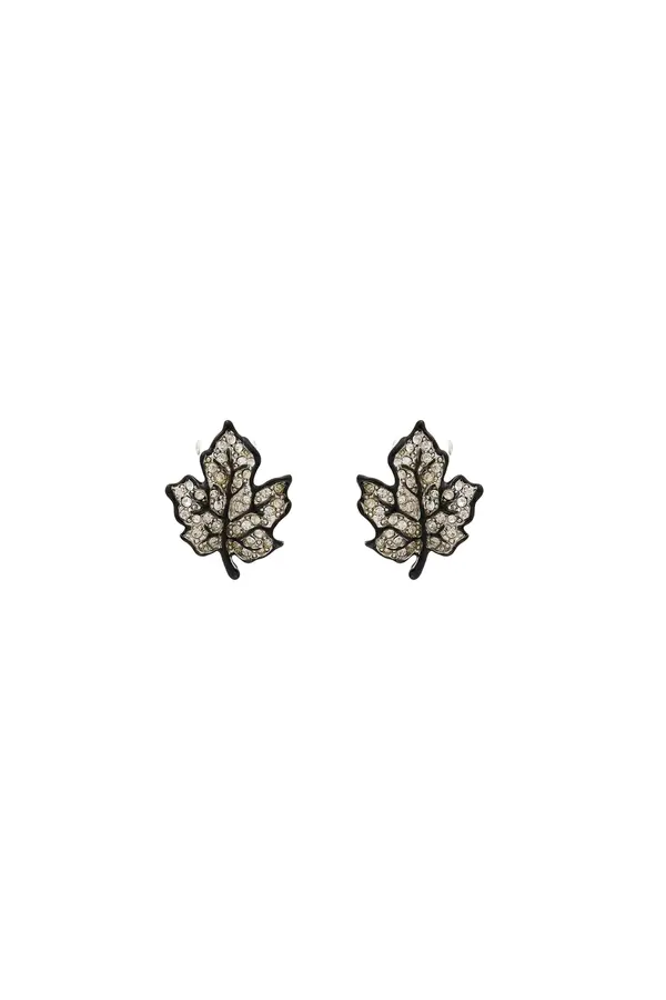 KENNETH JAY LANE Leaf Clip-on Earrings