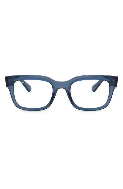 Ray-ban Chad Rectangular Eyeglasses - Dark Blue