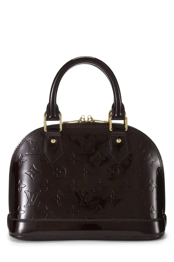 LOUIS VUITTON Monogram Vernis Alma - Purple