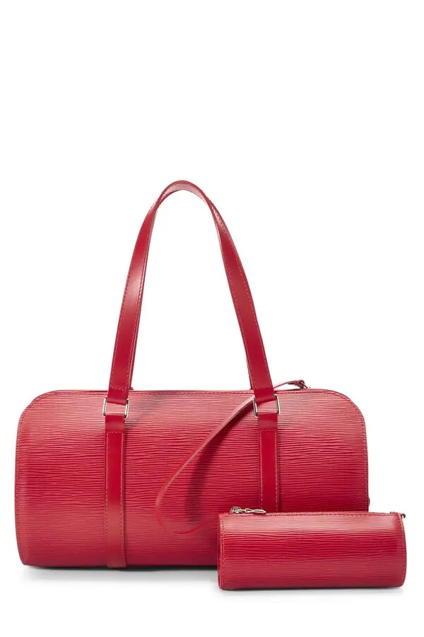 LOUIS VUITTON Epi Soufflot Bag With Mini Pouch