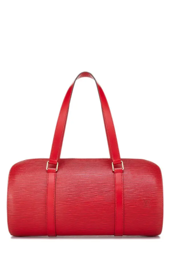 LOUIS VUITTON Epi Soufflot Bag With Mini Pouch