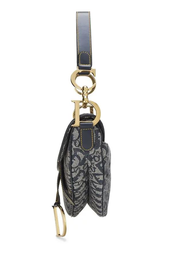 Dior Trotter Canvas Saddle Bag