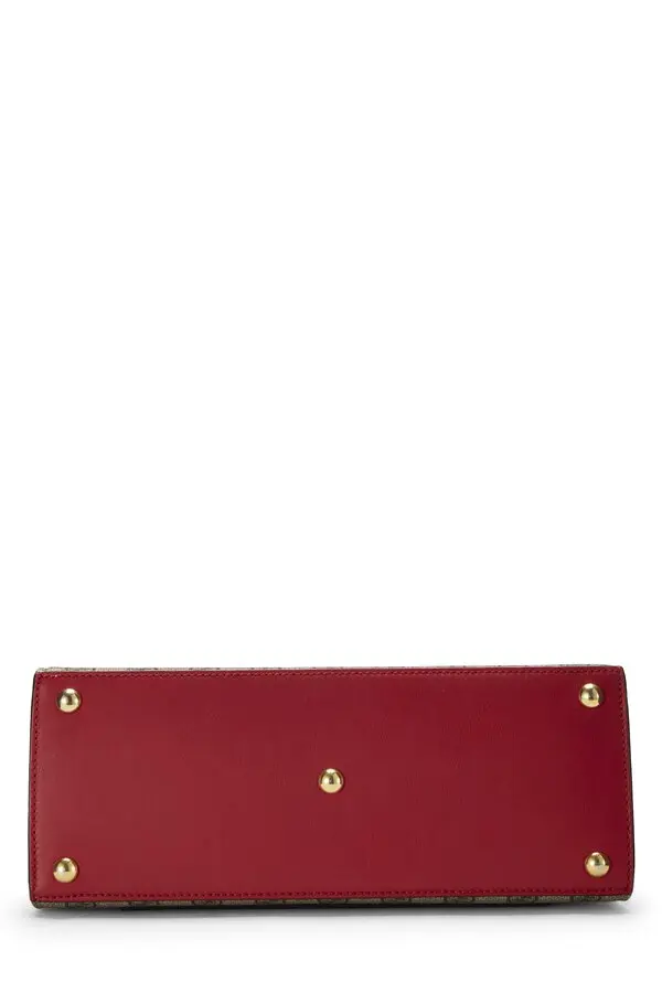 Gucci Gg Supreme Canvas Padlock Top Handle Bag