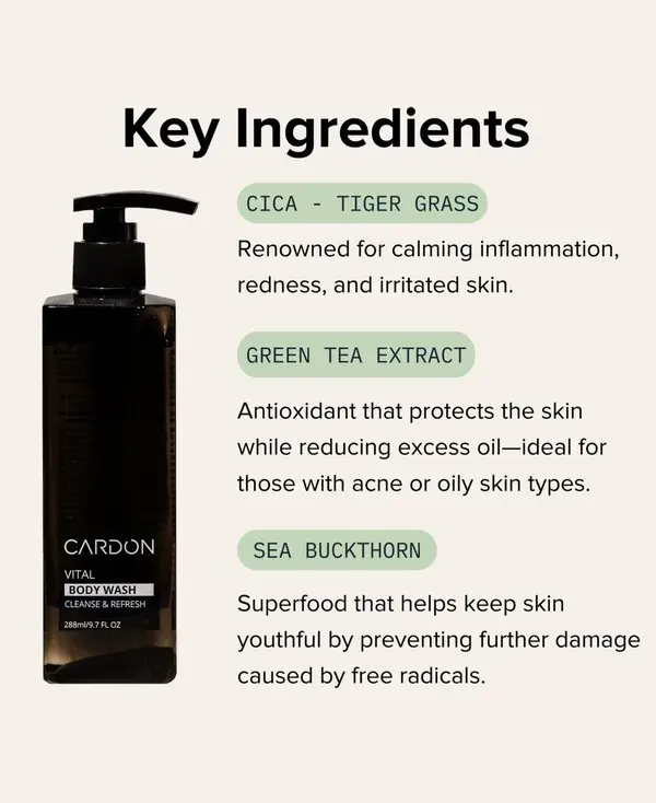CARDON Vital Body Wash - No Color