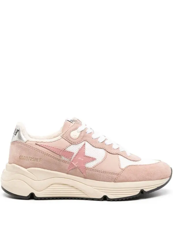 GOLDEN GOOSE Running Sole Panelled Sneakers - Pink