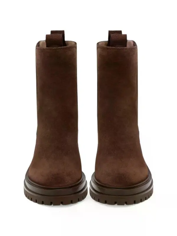 GIANVITO ROSSI Chester Elasticated-panels Boots - Brown