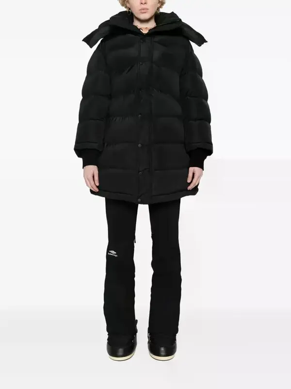 Balenciaga 3b Sports Icon Hourglass Ski Parka - Black