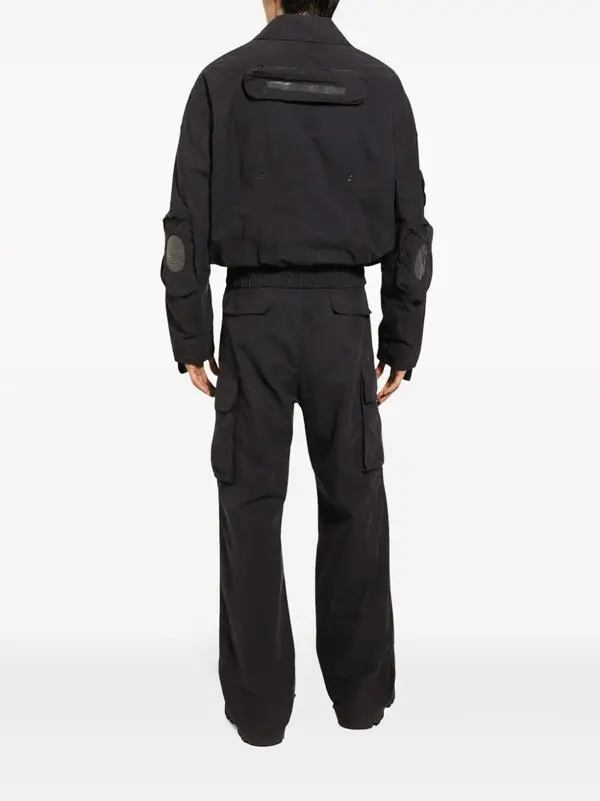 Dolce & Gabbana Logo-plaque Straight-leg Cargo Trousers
