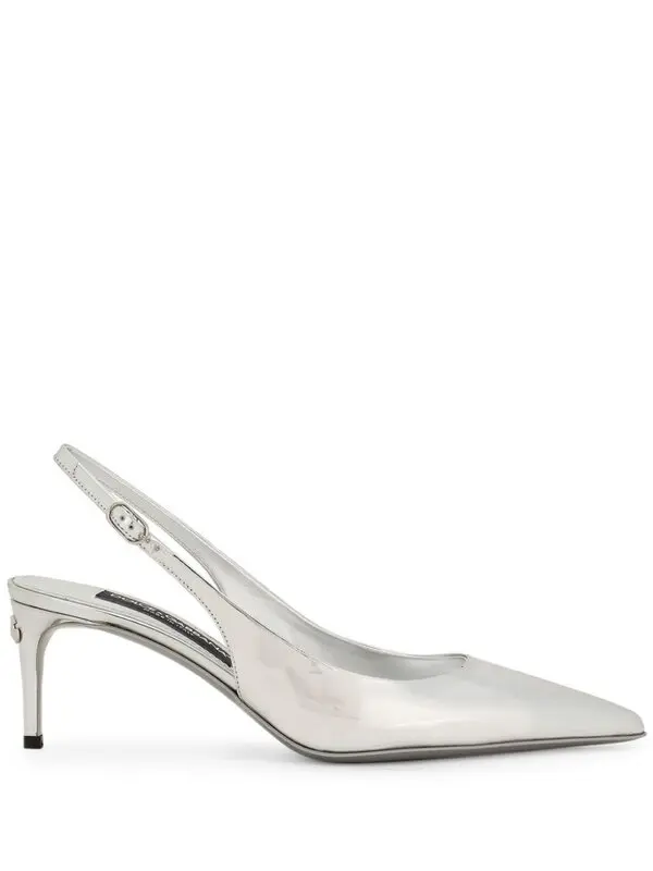 Dolce & Gabbana Leather Slingback Pumps