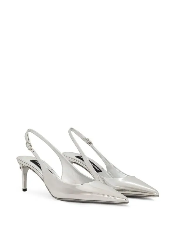 Dolce & Gabbana Leather Slingback Pumps