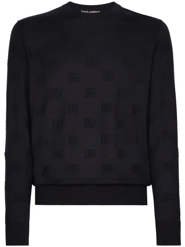 Dolce & Gabbana Intarsia-knit Silk Jumper