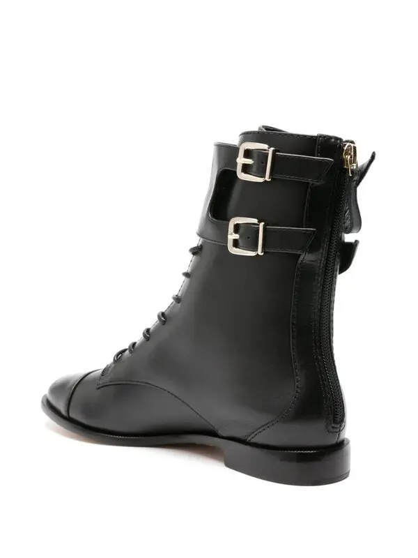 ALEXANDRE BIRMAN Almond-toe Leather Boots