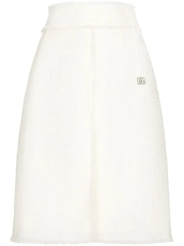 Dolce & Gabbana High-waist Tweed Skirt