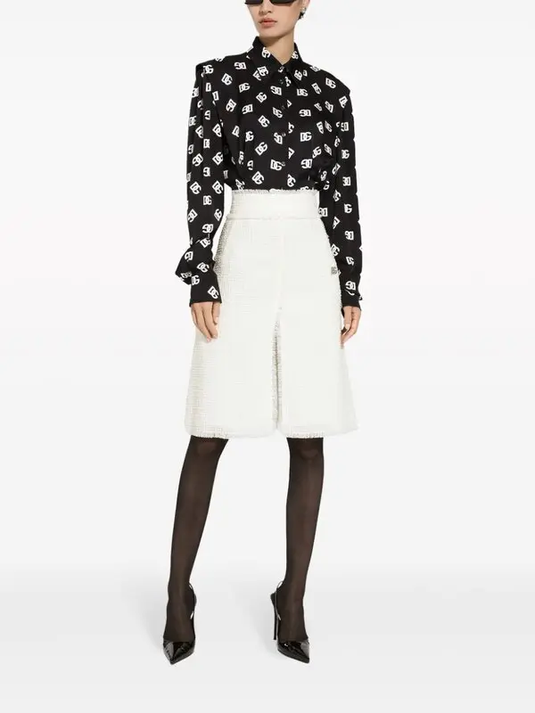 Dolce & Gabbana High-waist Tweed Skirt