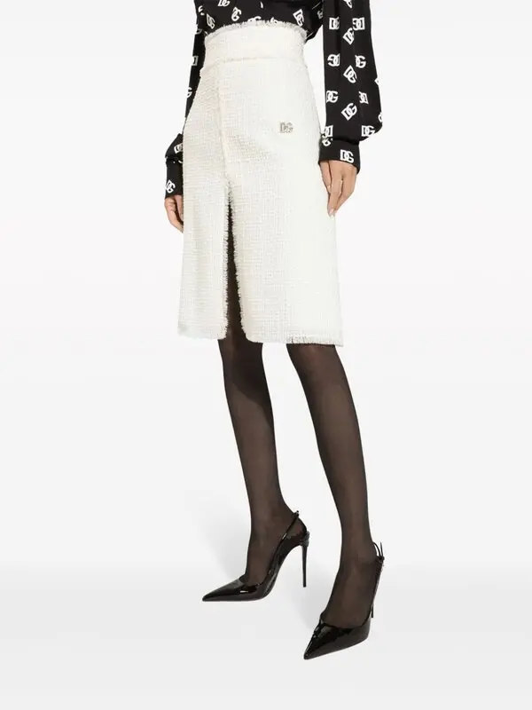 Dolce & Gabbana High-waist Tweed Skirt