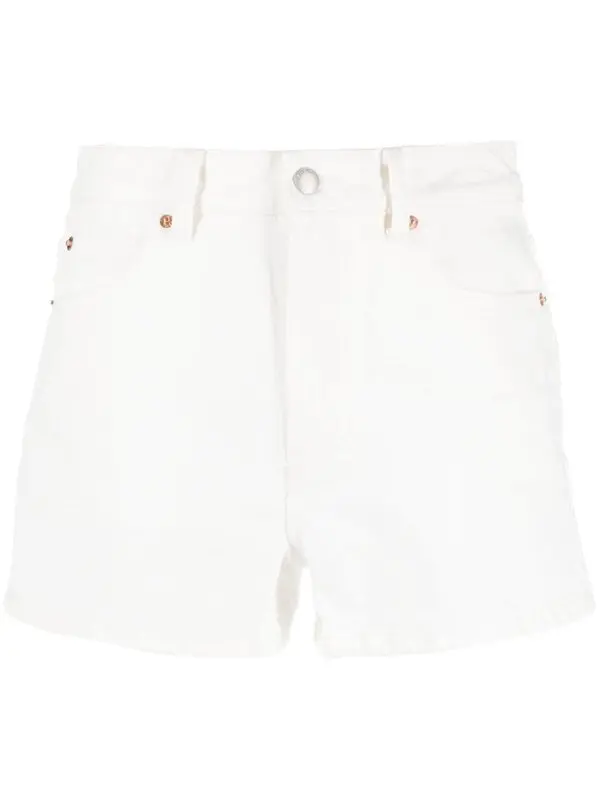 Alexander Wang High-rise Denim Mini Shorts