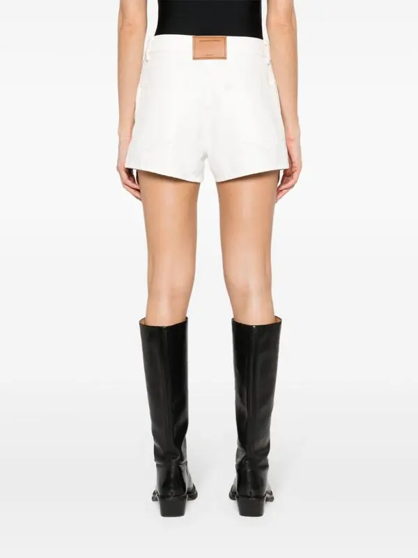 Alexander Wang High-rise Denim Mini Shorts
