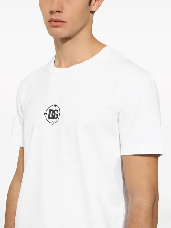 Dolce & Gabbana Marina-print Cotton T-shirt