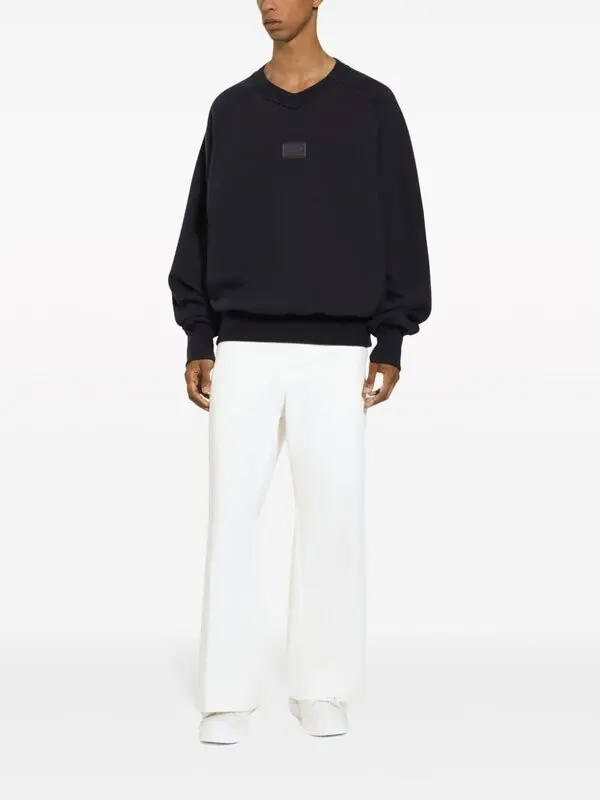 Dolce & Gabbana Logo-plaque Cotton Sweatshirt