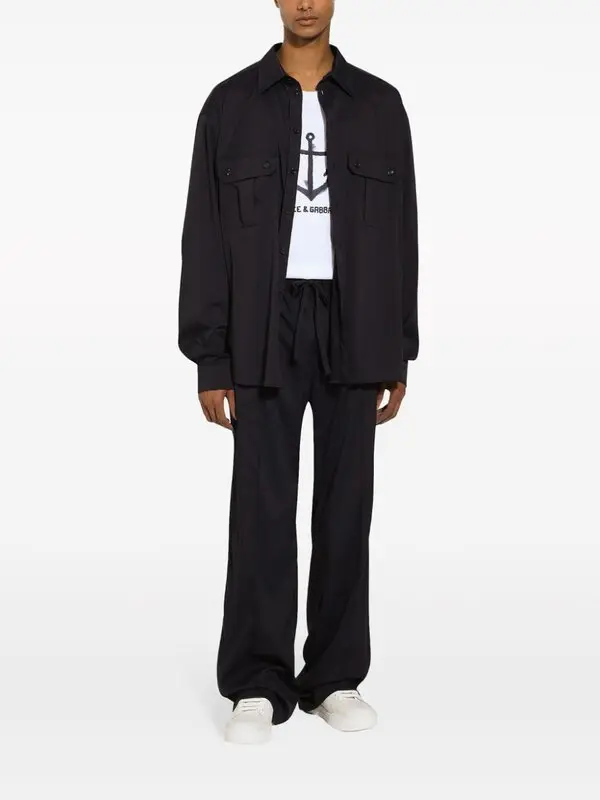 Dolce & Gabbana Pleat-detail Button-up Shirt