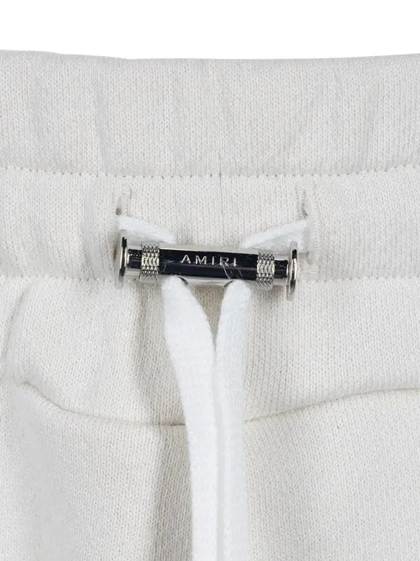 Amiri Cotton Logo Print Track Shorts