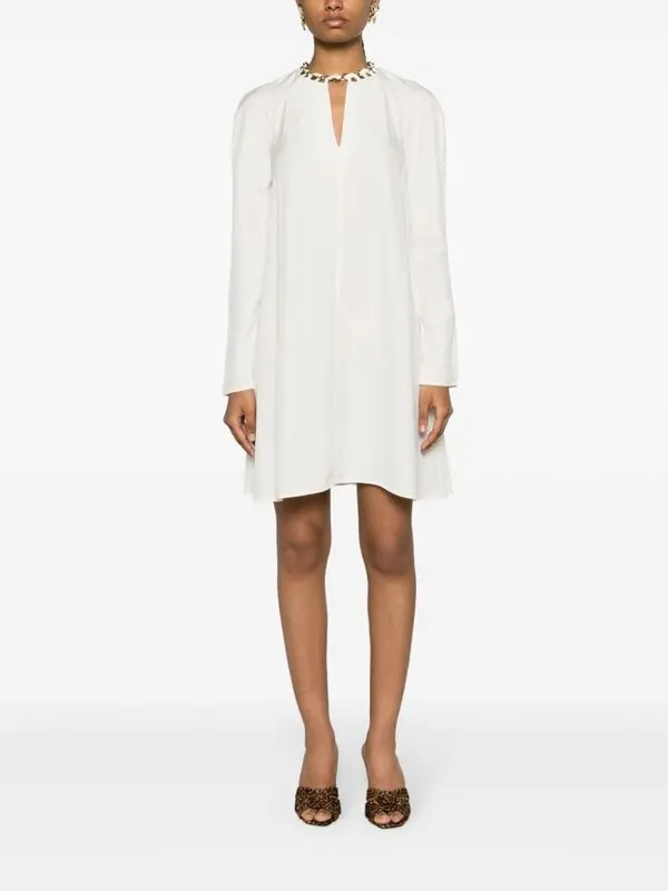 Zimmermann Chain-embellished Chiffon Minidress