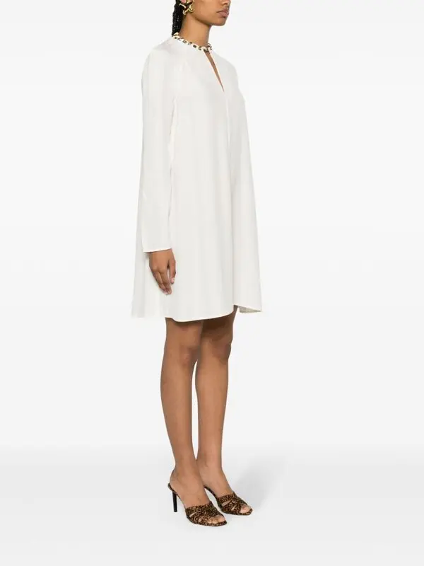 Zimmermann Chain-embellished Chiffon Minidress