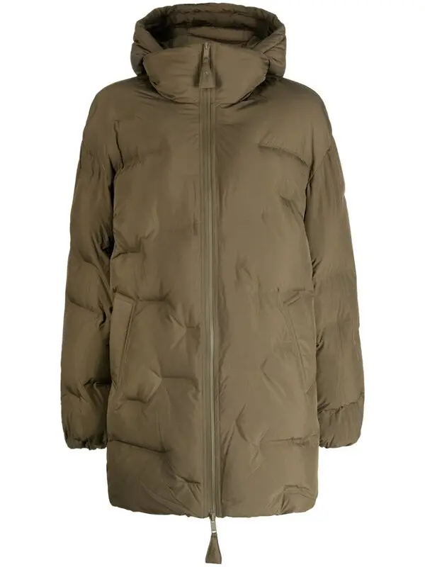 GANNI Hooded Puffer Coat