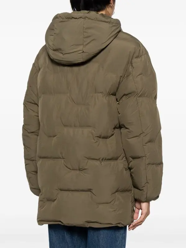 GANNI Hooded Puffer Coat