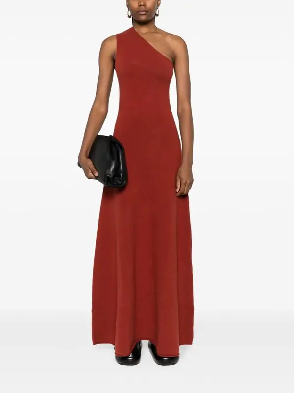 Extreme Cashmere One-shoulder Maxi Dress