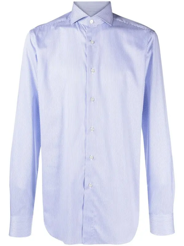 XACUS Pinstriped Cotton Shirt