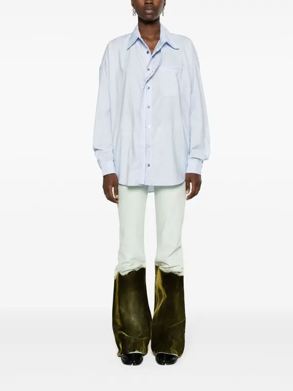 Y/project Asymmetric Shirt - Blue