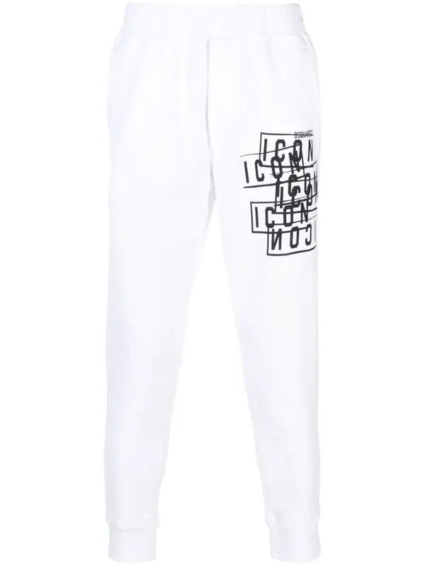 Dsquared2 Icon-print Cotton Track Pants
